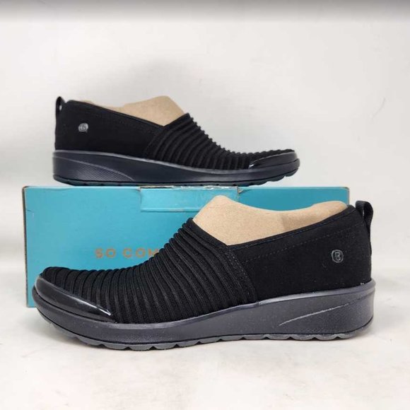 Bzees | Shoes | New Womens 85 Bzees Glee Black Slip On Shoes | Poshmark